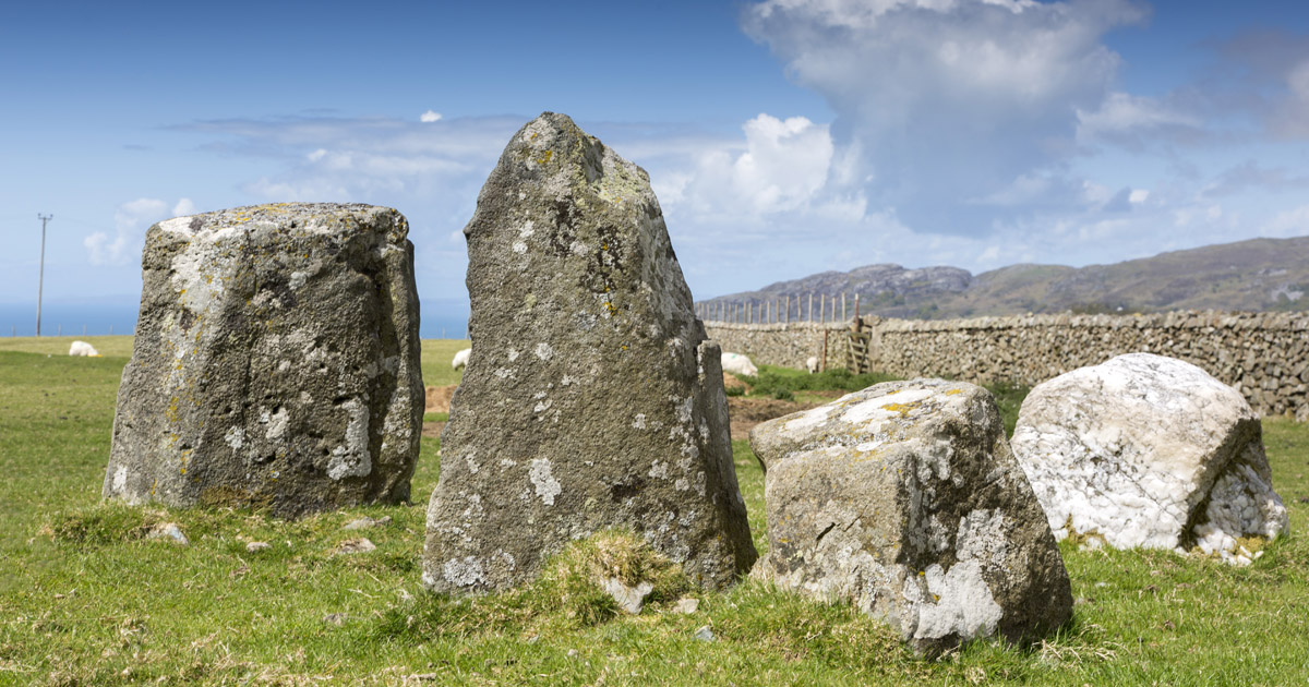 Arthog Stones (Standing Stones, Gwynedd, Wales)