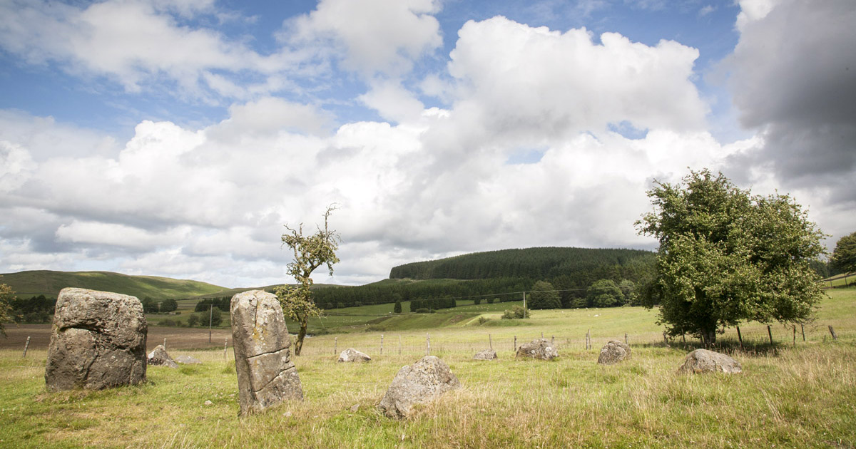 Loupin Stanes (Stone Circle, Dumfries and Galloway, Scotland)