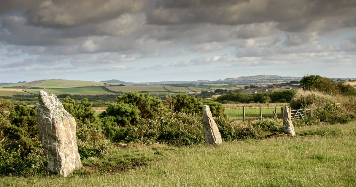 The Nine Maidens (Stone Row, Cornwall, England)