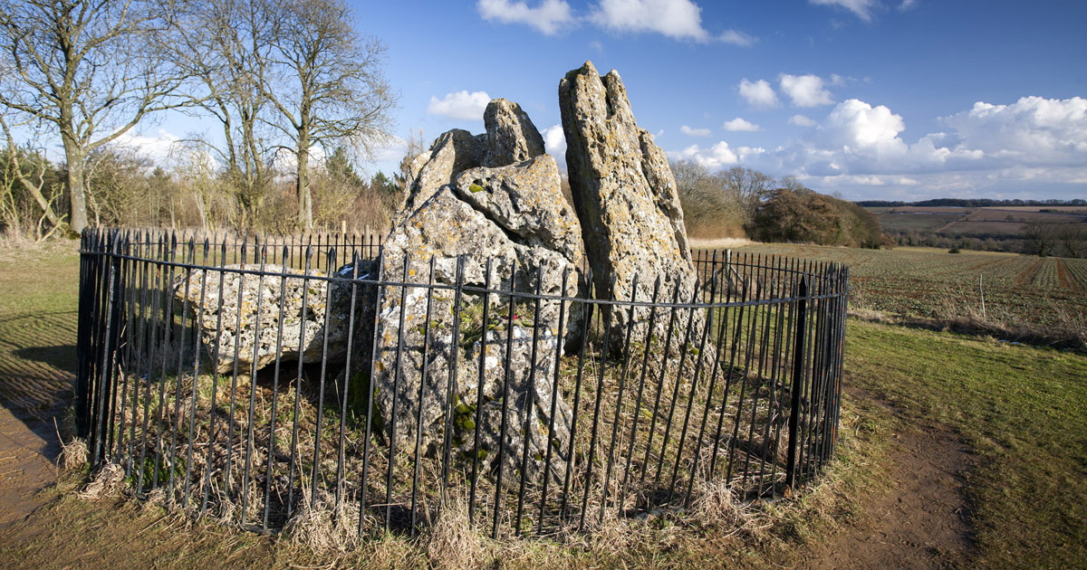 The Whispering Knights (Burial Chamber, Oxfordshire, England)